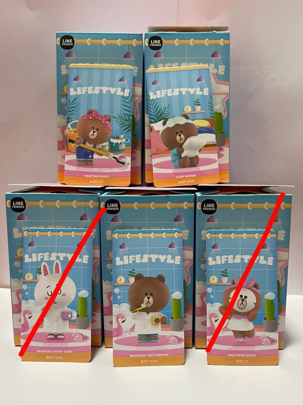 Popmart Line Friends Lifestyle Series, Hobbies & Toys, Toys & Games on ...