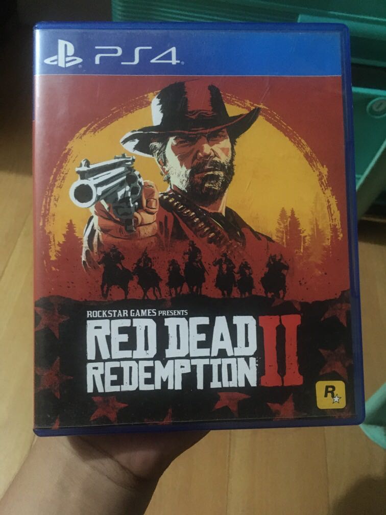 PS4 Red Dead Redemption 2 + Map, Video Gaming, Video Games, PlayStation ...