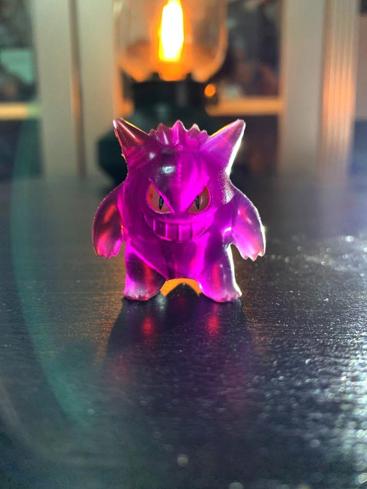 Rare Pokemon Gengar Translucent Tomy Toy Figure Vintage Year 1999 ...