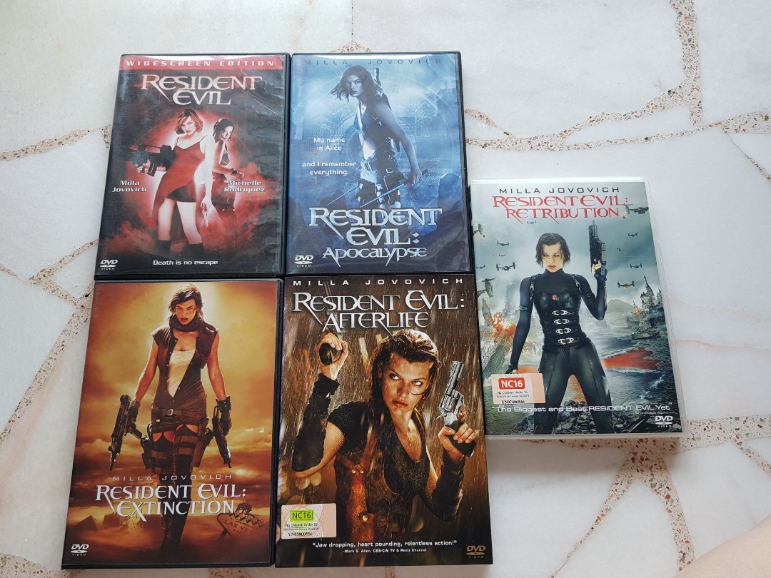 Resident Evil ( Dvd), Hobbies & Toys, Music & Media, CDs & DVDs on ...