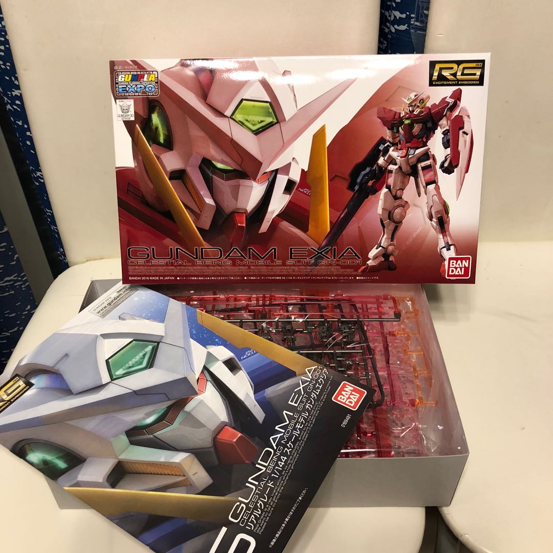 機動戰士高達RG GUNDAM 1/144 OO GUNDAM GUNDAM EXIA 彩色透明特別版 高達模型玩具, 興趣及遊戲, 玩具 ...