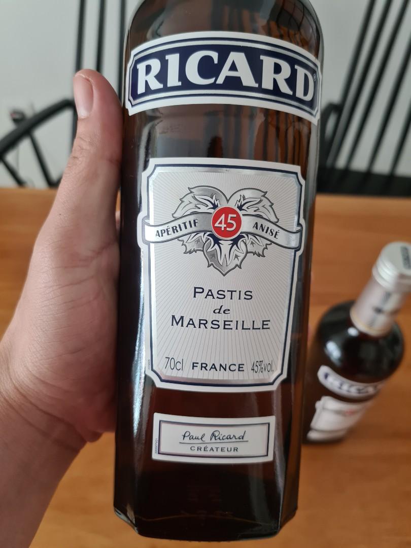 Ricard Pastis De Marseille Alcohol, Food & Drinks, Alcoholic Beverages ...