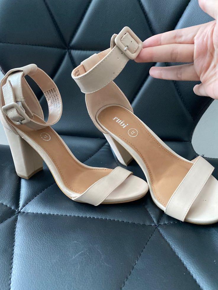 Rubi Heels Nude, Women's Fashion, Footwear, Heels on Carousell
