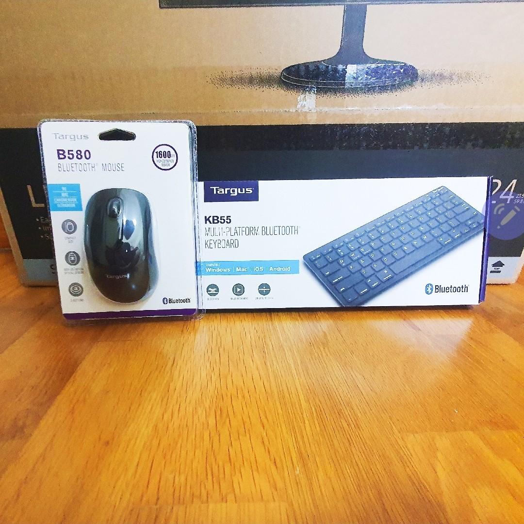Samsung 24 inch FHD Monitor SF 350 with Targus Bluetooth key board and ...
