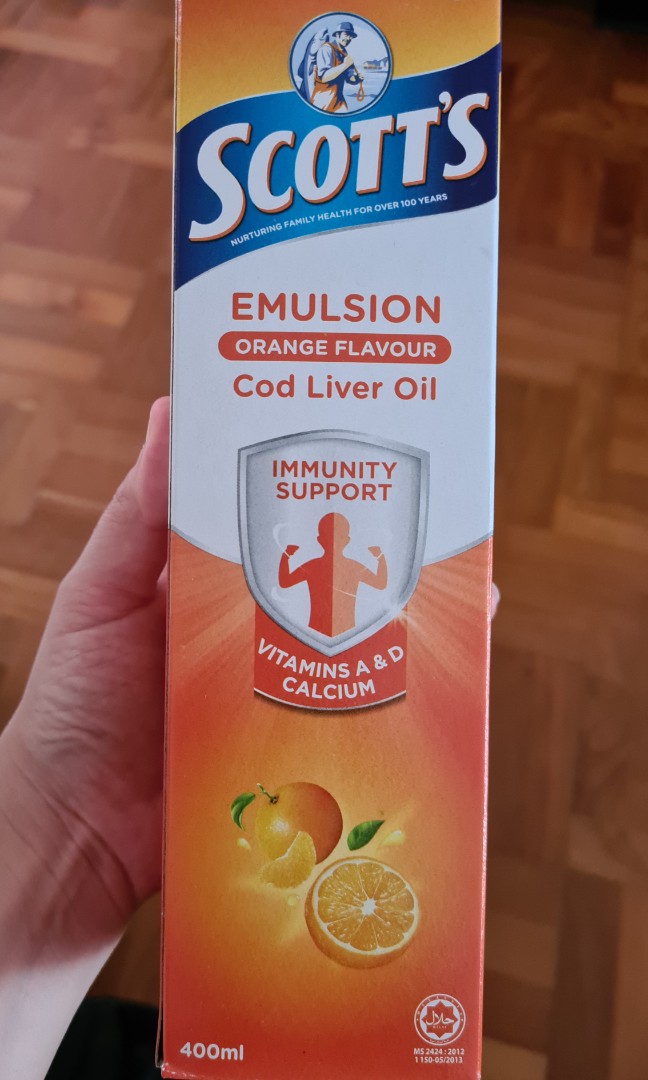 Scotts Emulsion Cod Liver Oil Orange, Babies & Kids, Nursing & Feeding ...