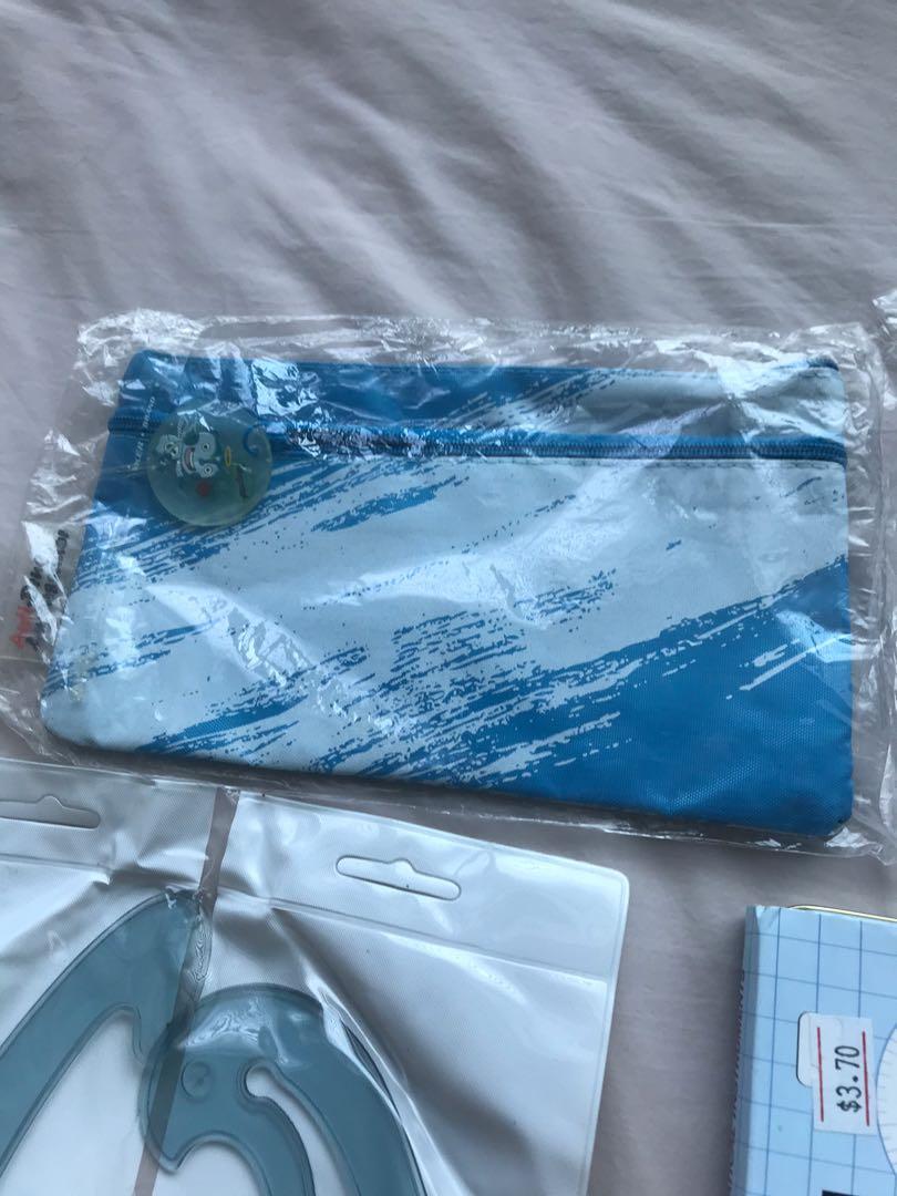 Secondary Geometry Set School Math Instrument Protractor French Curve ...