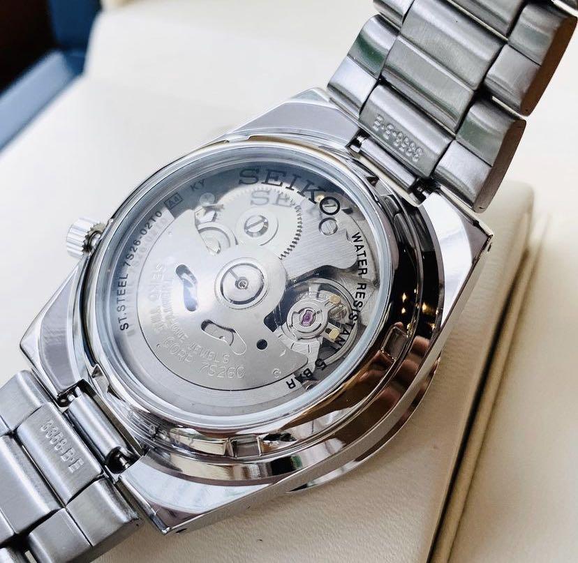 Seiko 5 SNKD99 Automatic Steel Watch Blue Explorer SNKD99K1 Brand New ...