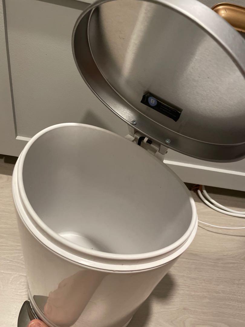 Simple Human semi round 6L step bin, Furniture & Home Living, Cleaning ...