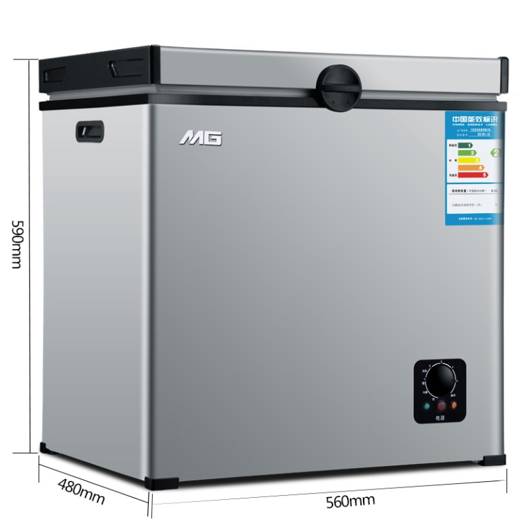 Small chest freezer household small refrigeration Mini horizontal ...