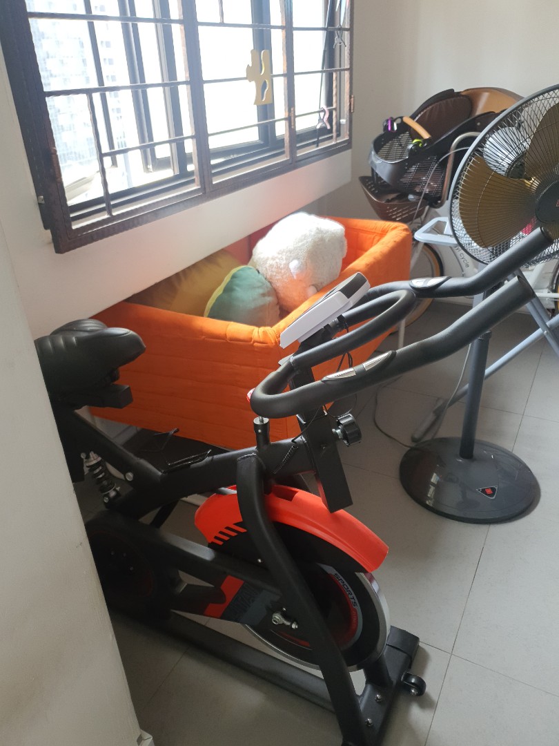 Sofa exercise bike table, Furniture & Home Living, Furniture, Tables ...