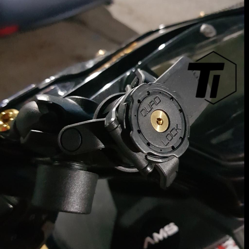 Titanium Bolt for Quad Lock Moto Quadlock 360 Brompton |Out Front Mount ...