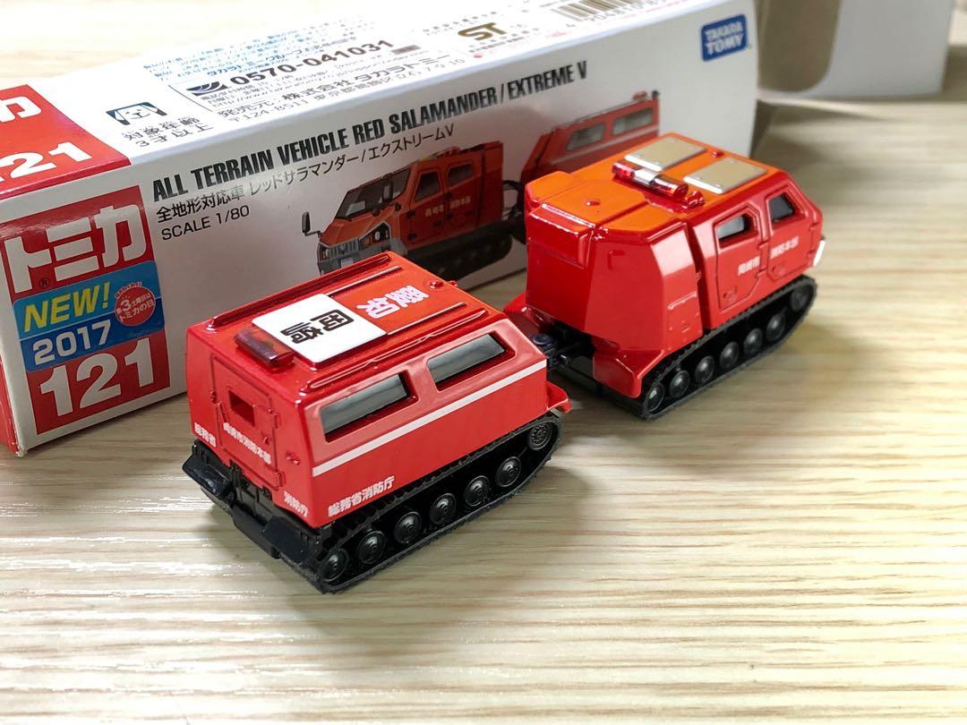 Tomica No.121 全地形對應車輛 All Terrain Vehicle Red Salamander / Extreme V ...