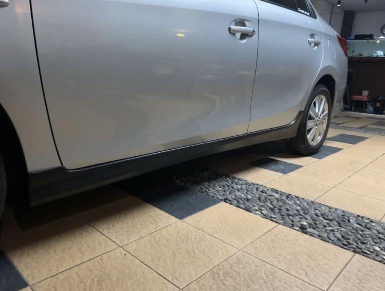 Toyota Vios Gen 3 Side Skirt Trim, Car Parts & Accessories, Body Parts ...