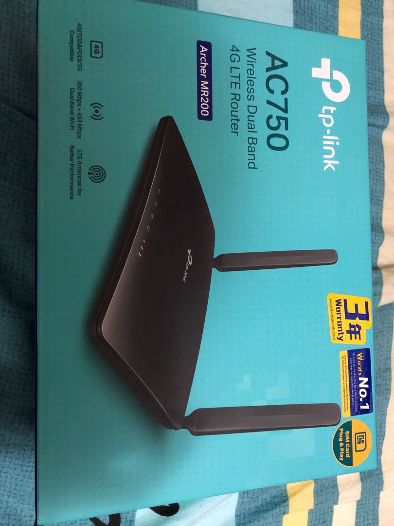急放 Tp Link Ac750 Wireless Dual Band 4g Lte Router (archer Mr 200) 電腦