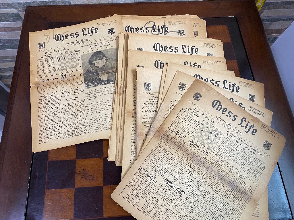 Vintage Chess Life Newspaper 1955-59, Hobbies & Toys, Stationery ...