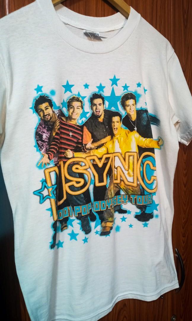 Vintage Nsync Pop Odyssey Tour Tee, Men's Fashion, Tops & Sets, Tshirts ...