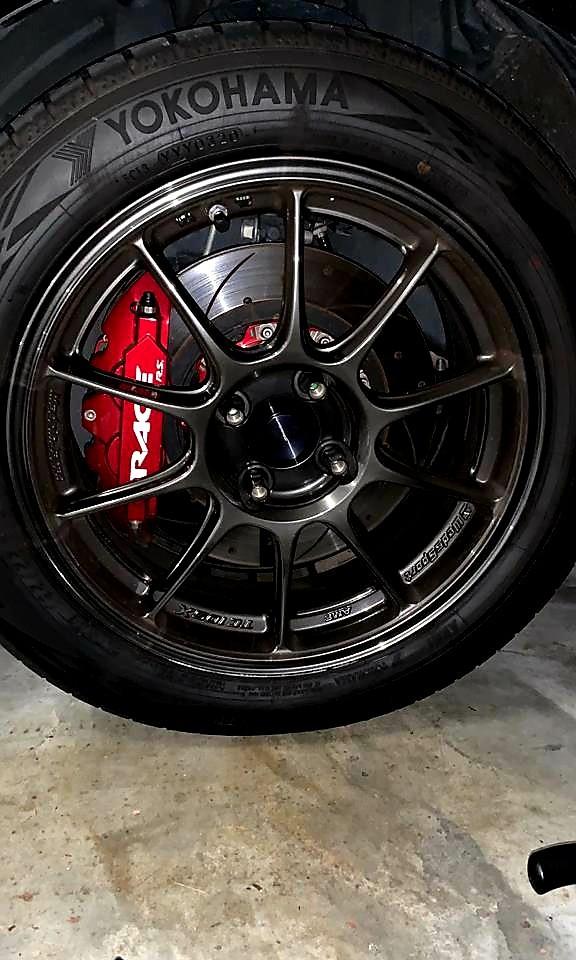 Weds Sport TC105X 16" Rims, Car Accessories, Tyres & Rims on Carousell