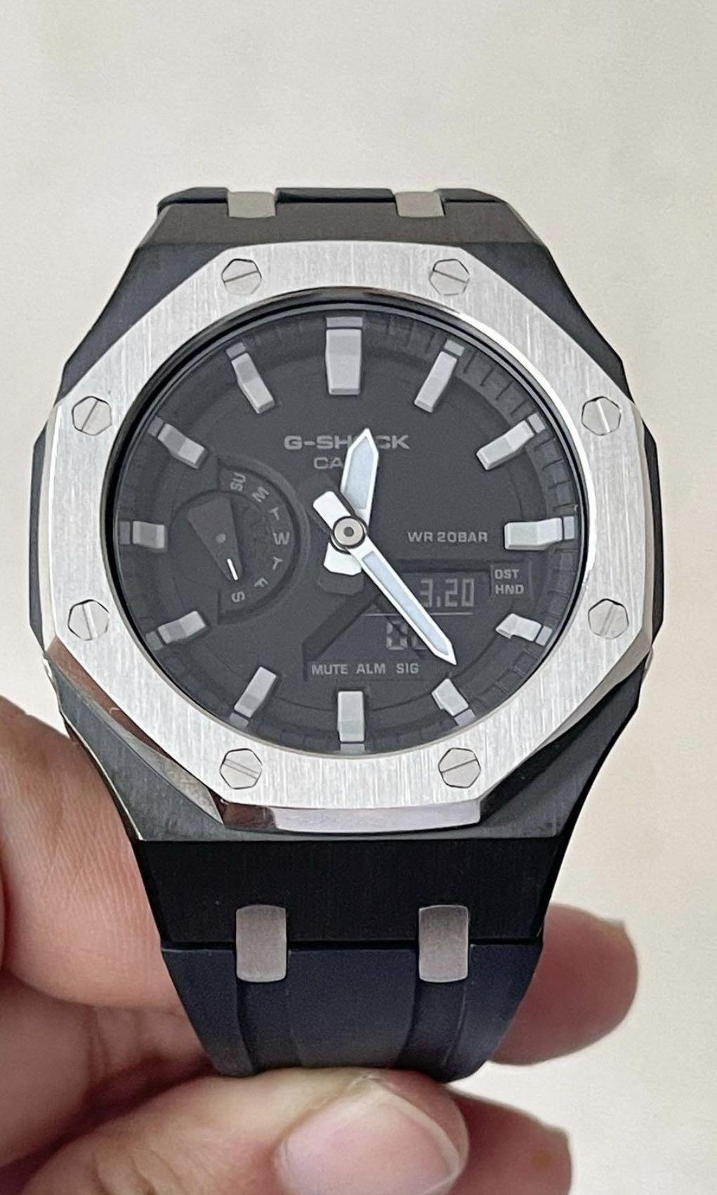 2 in 1 custom v4 luxury grade mod ga2100 ga2110 ga 2100 ga 2110 Casio ...