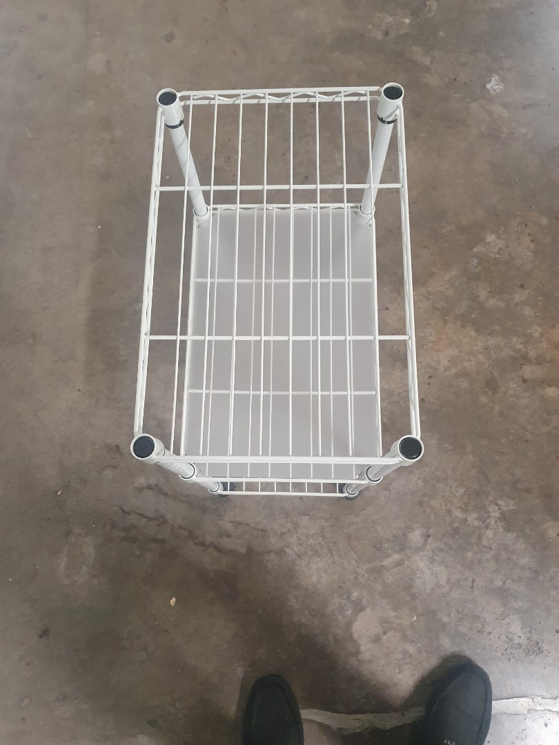 2 tier rack, Furniture & Home Living, Furniture, Shelves, Cabinets ...