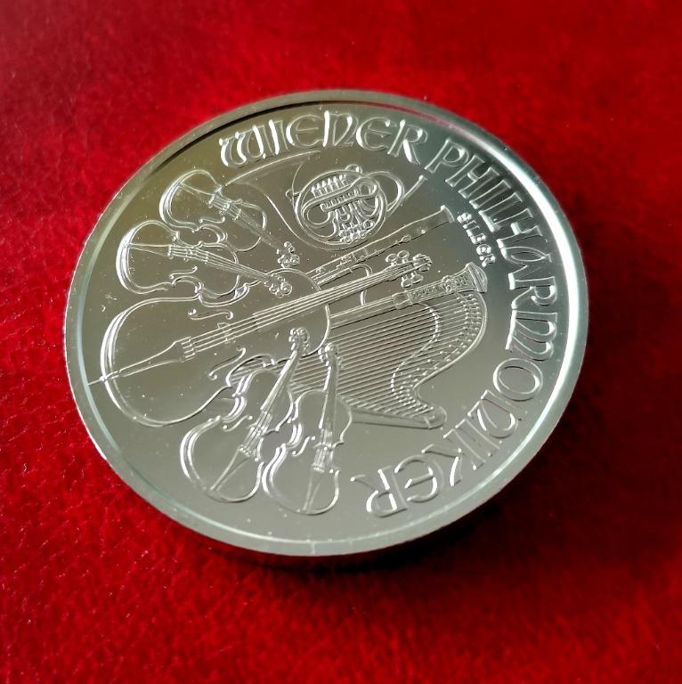 5 x AUSTRIA 2015 Silver Vienna Philarmonic Coin 1oz .999 Fine. UNC ...