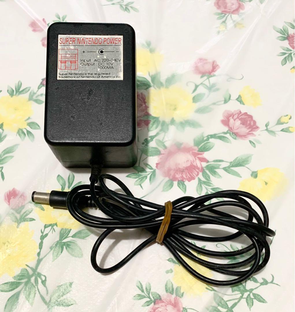超級任天堂 超任（SFC ) 原裝 美版專用 變壓器 變壓火牛 POWER ADAPTOR, 電子遊戲, 遊戲機配件, 充電綫及充電器 ...