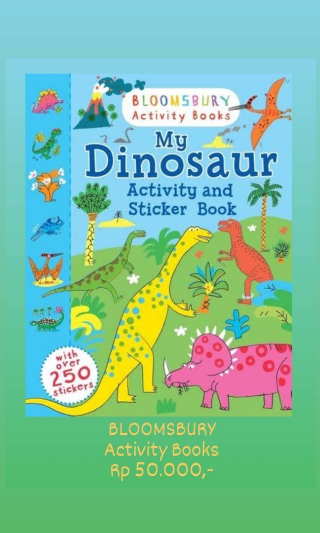 Activity and Sticker Book Dinosaurus, Buku & Alat Tulis, Buku Anak-Anak ...