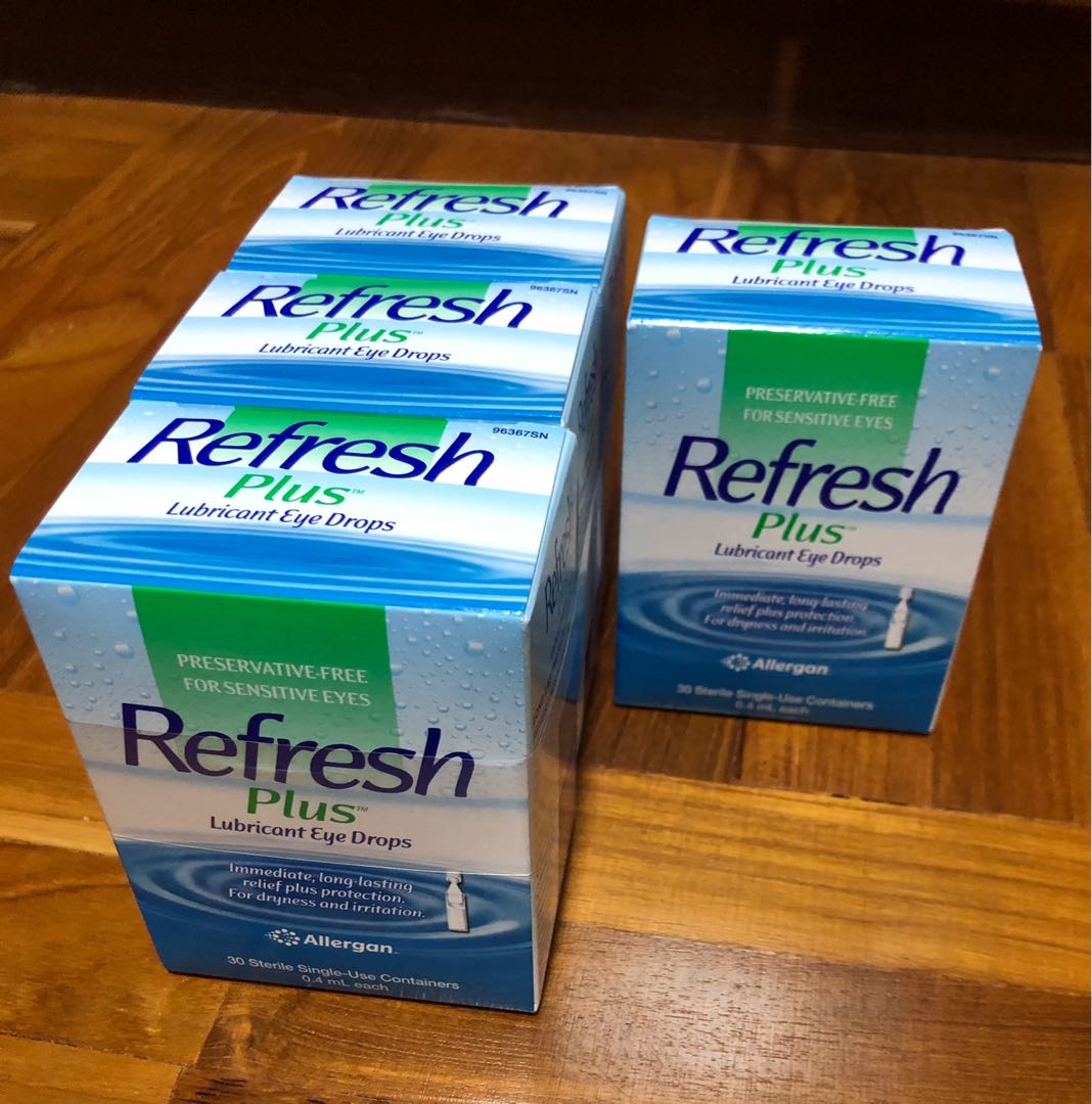 Allergan Refresh Plus, Beauty & Personal Care, Face, Face Care on Carousell