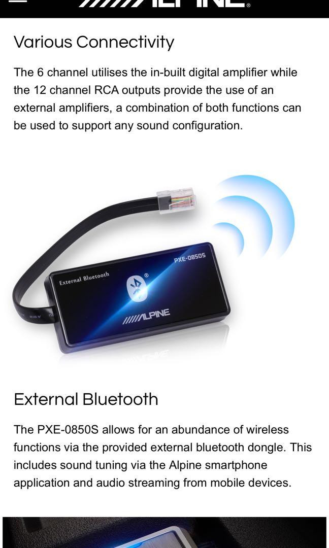 Alpine pxe 0850s DSP, Car Accessories, Electronics & Lights on Carousell