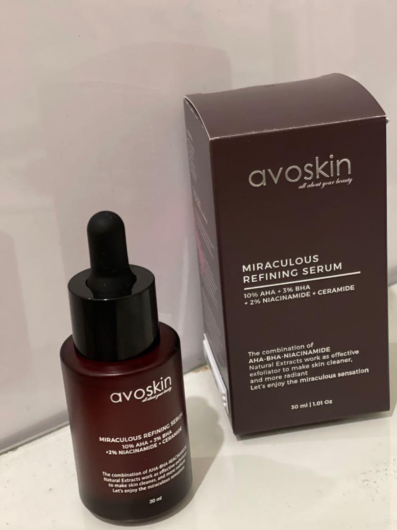 Avoskin Miraculous Refining Serum, Kesehatan & Kecantikan, Kulit, Sabun ...