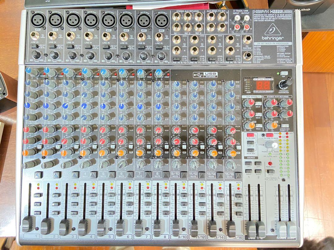 Behringer XENYX X2222 USB Audio Mixer, Audio, Other Audio Equipment on ...