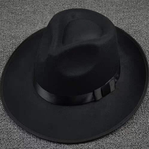 Black Shanghai Tang style hat wedding gatecrash, Men's Fashion, Watches ...