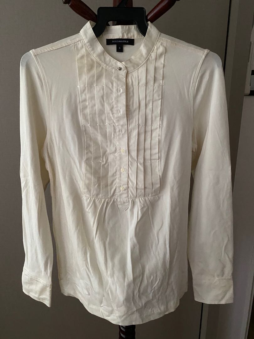 Bossini work top, Women's Fashion, Tops, Blouses on Carousell