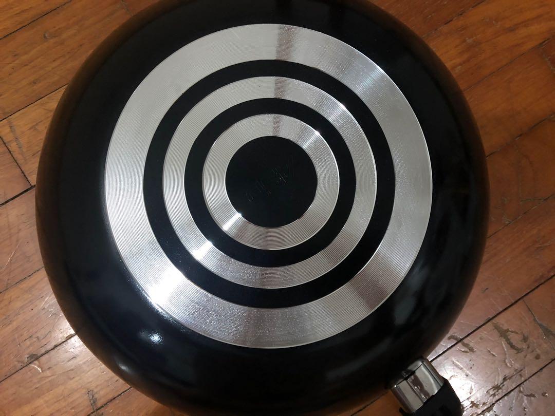 [Brand new] ASD Non-Stick Deep Wok pan with Pouring Spouts, 30cm Matt ...