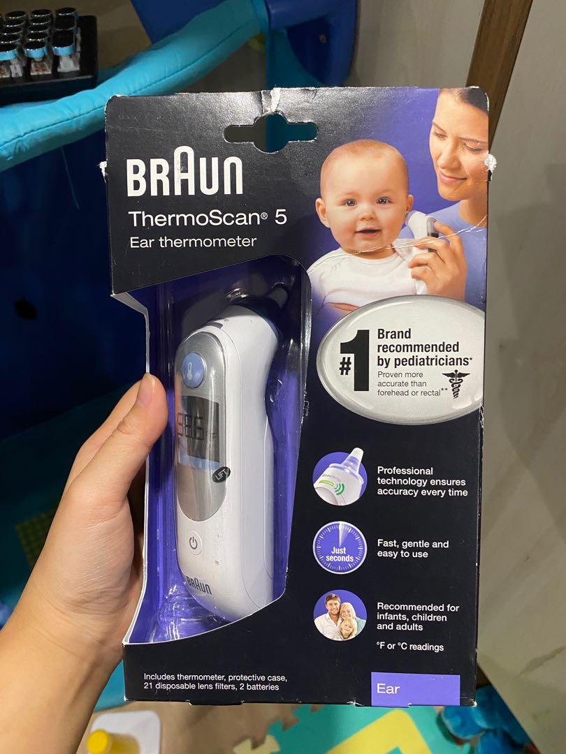 Braun ThemoScan 5 (Ear Thermometer), Health & Nutrition, Thermometers ...