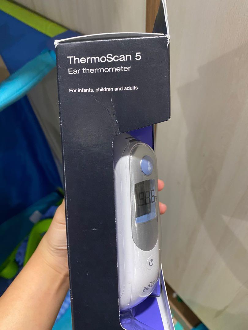 Braun ThemoScan 5 (Ear Thermometer), Health & Nutrition, Thermometers ...