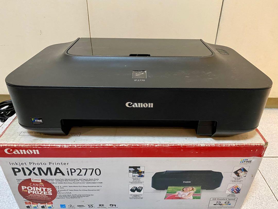 Canon Pixma iP2770 Inkjet Photo Printer, Computers & Tech, Printers ...