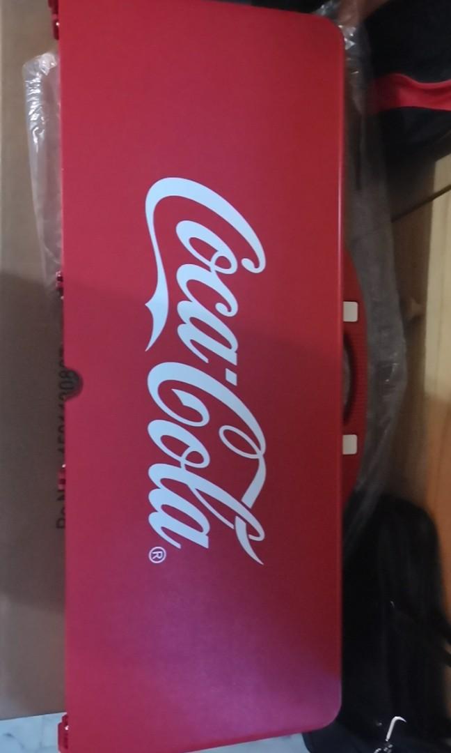 Coca Cola foldable portable picnic bench table, Furniture & Home Living ...