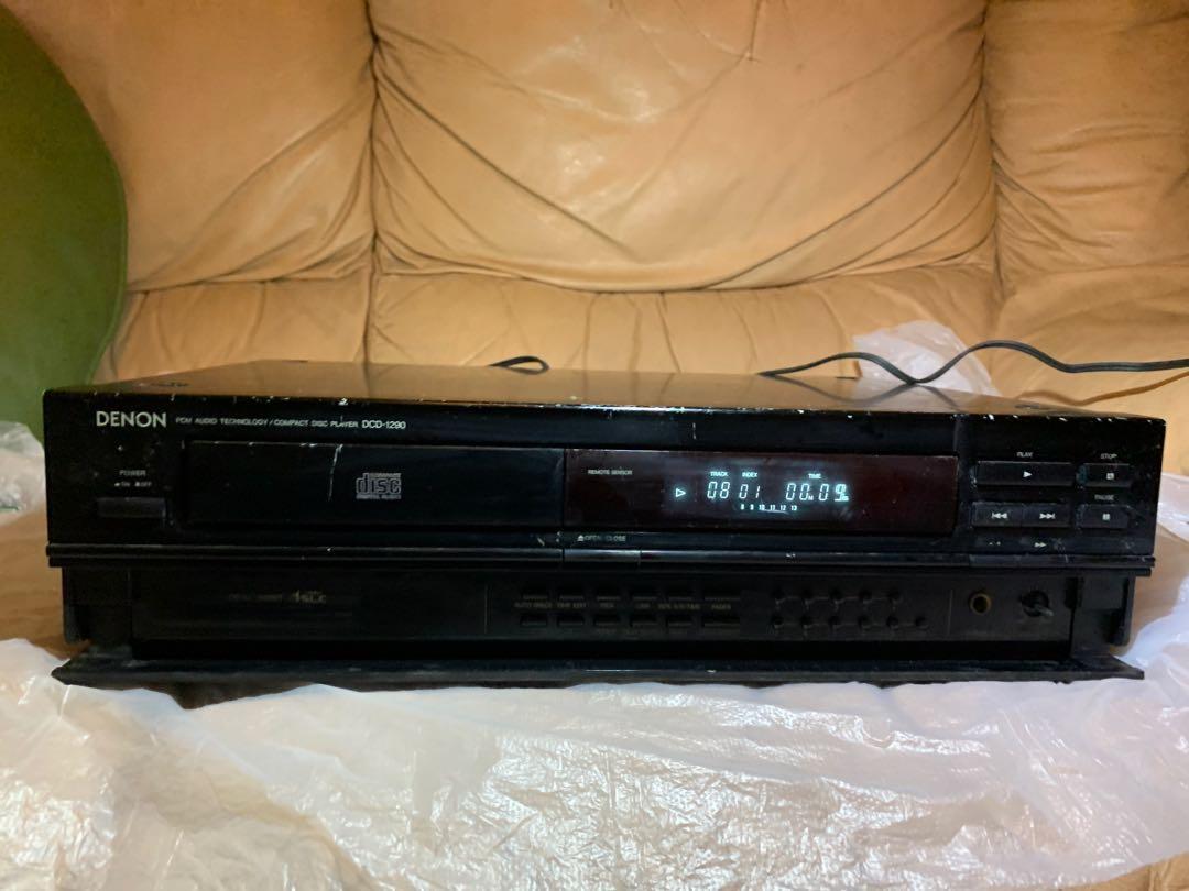 DENON DCD-1290 CD PLAYER 不議價 ，已經更換全新光頭！！！, 音響器材, 音樂播放裝置 MP3及CD Player - Carousell