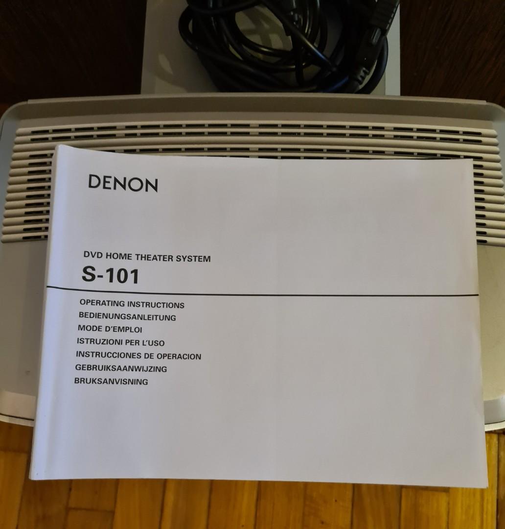 Denon S-101 Subwoofer and Speakers, Audio, Soundbars, Speakers ...