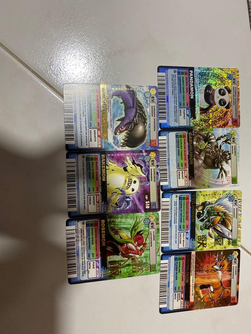 Digimon Data Carddass Rare Shiny Cards, Hobbies & Toys, Toys & Games on ...
