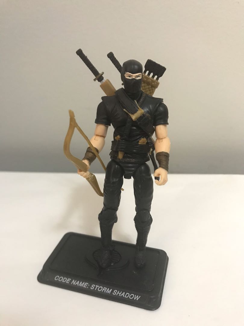 GI Joe Black ninja Storm Shadow, Hobbies & Toys, Toys & Games on Carousell