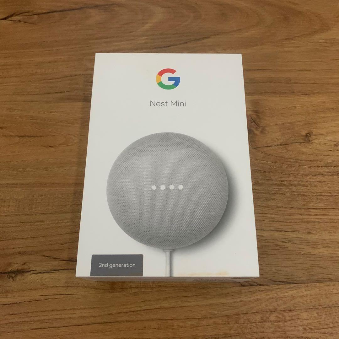 Google Nest Mini 2nd Generation Box and SG Plug Power Adapter, TV ...