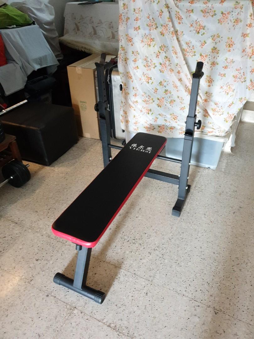 Home gym bench set, Sports Equipment, Exercise & Fitness, Cardio ...