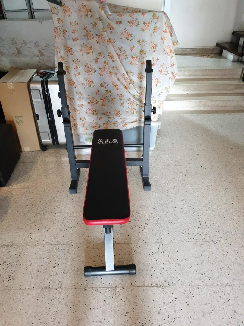Home gym bench set, Sports Equipment, Exercise & Fitness, Cardio ...