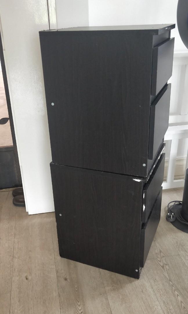 IKEA malm bed side table, Furniture & Home Living, Furniture, Tables ...