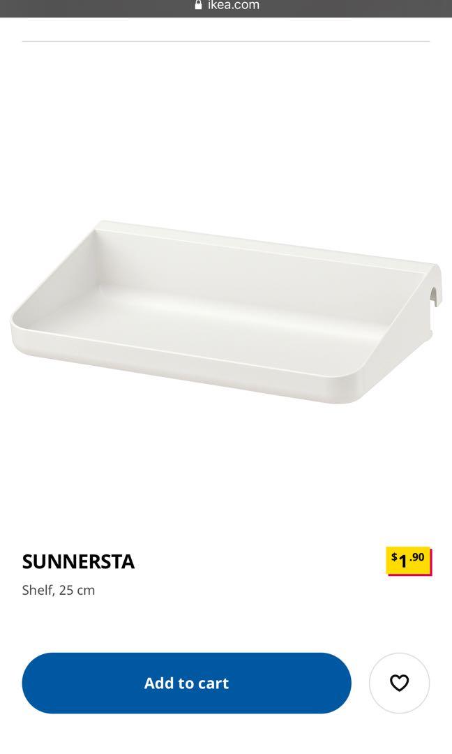 Ikea sunnersta 22724 mount storage $1 package, Furniture & Home Living ...