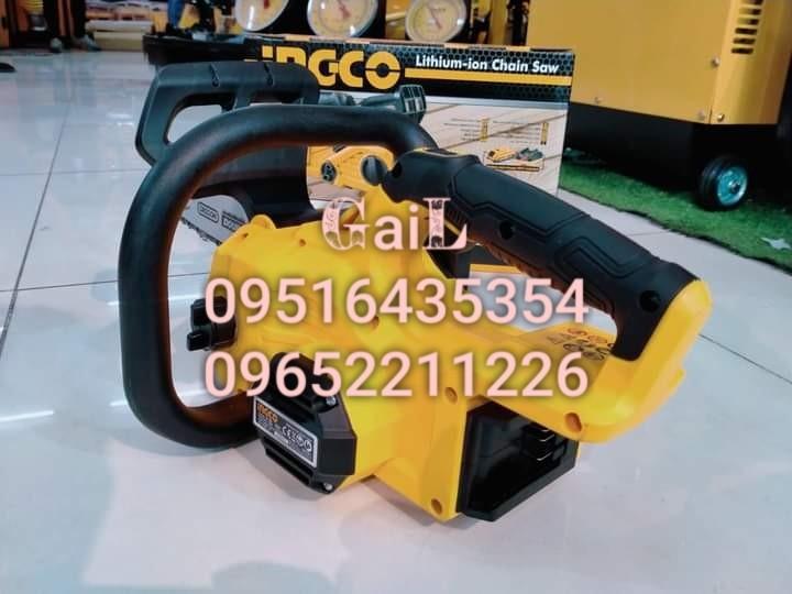 INGCO 20V Li-Ion Cordless Chain Saw (CGSLI2001), Commercial ...