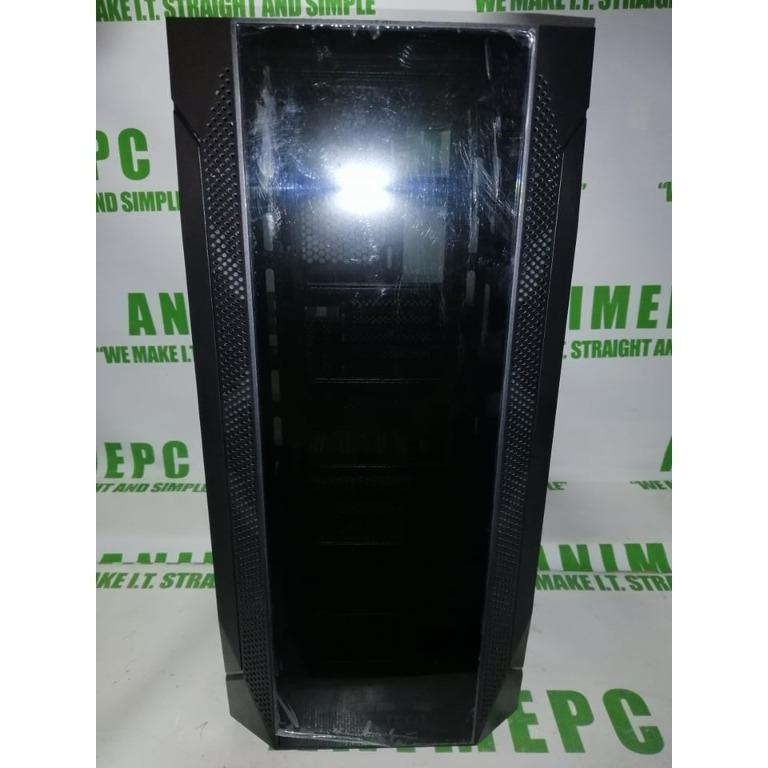 Keytech T1000 Terminator Mid Tower Case with Tempered Glass Side Panel ...