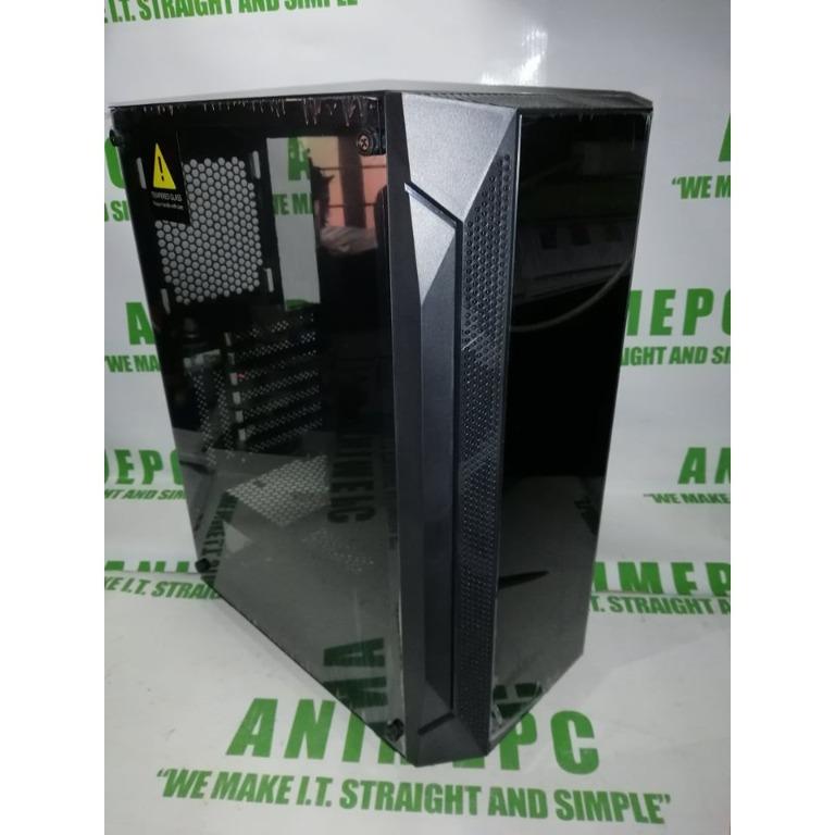 Keytech T1000 Terminator Mid Tower Case with Tempered Glass Side Panel ...