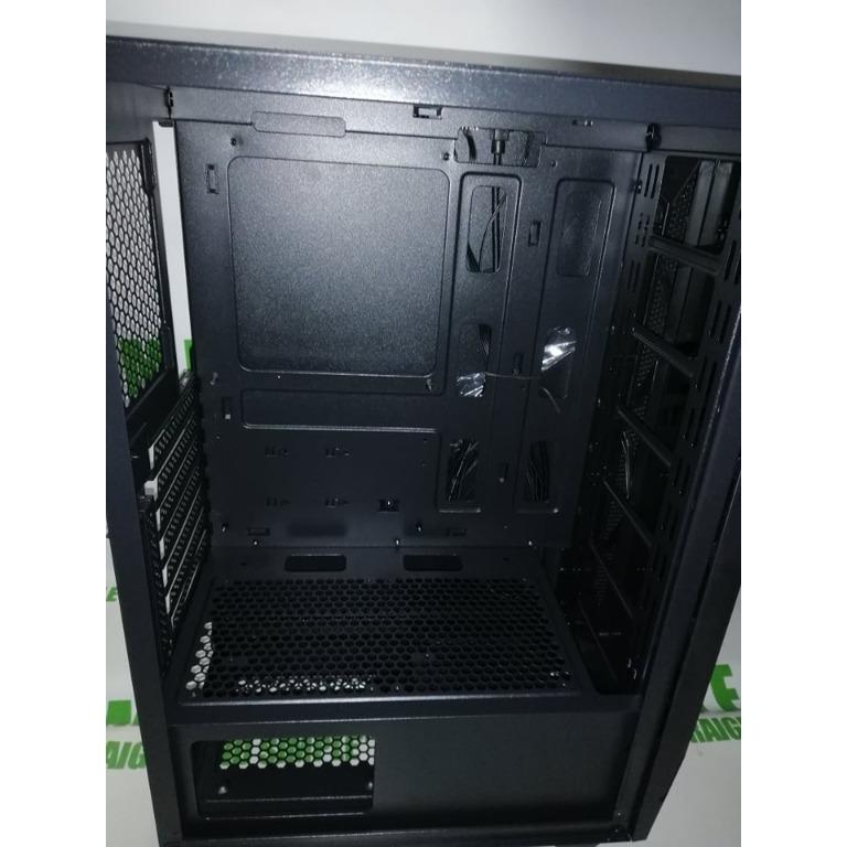 Keytech T1000 Terminator Mid Tower Case with Tempered Glass Side Panel ...